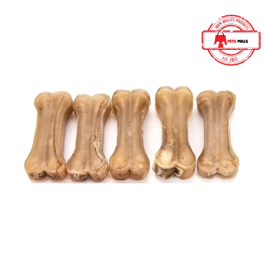 Raw Hide Bones For Dogs – 5 In 1 Pack – Pets Malls