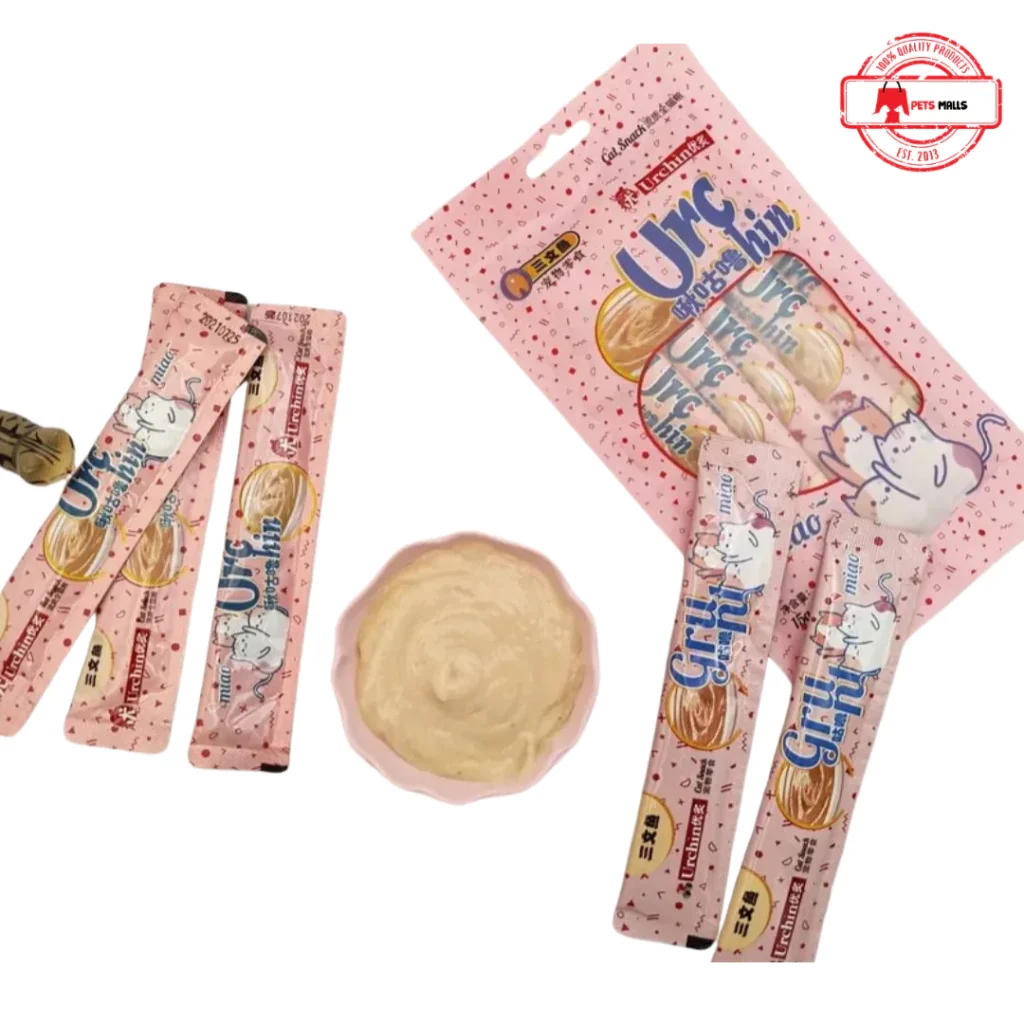 Miao Creamy Lickable Treats For Cat / Creamy Treats ( 15 Sticks Box ...